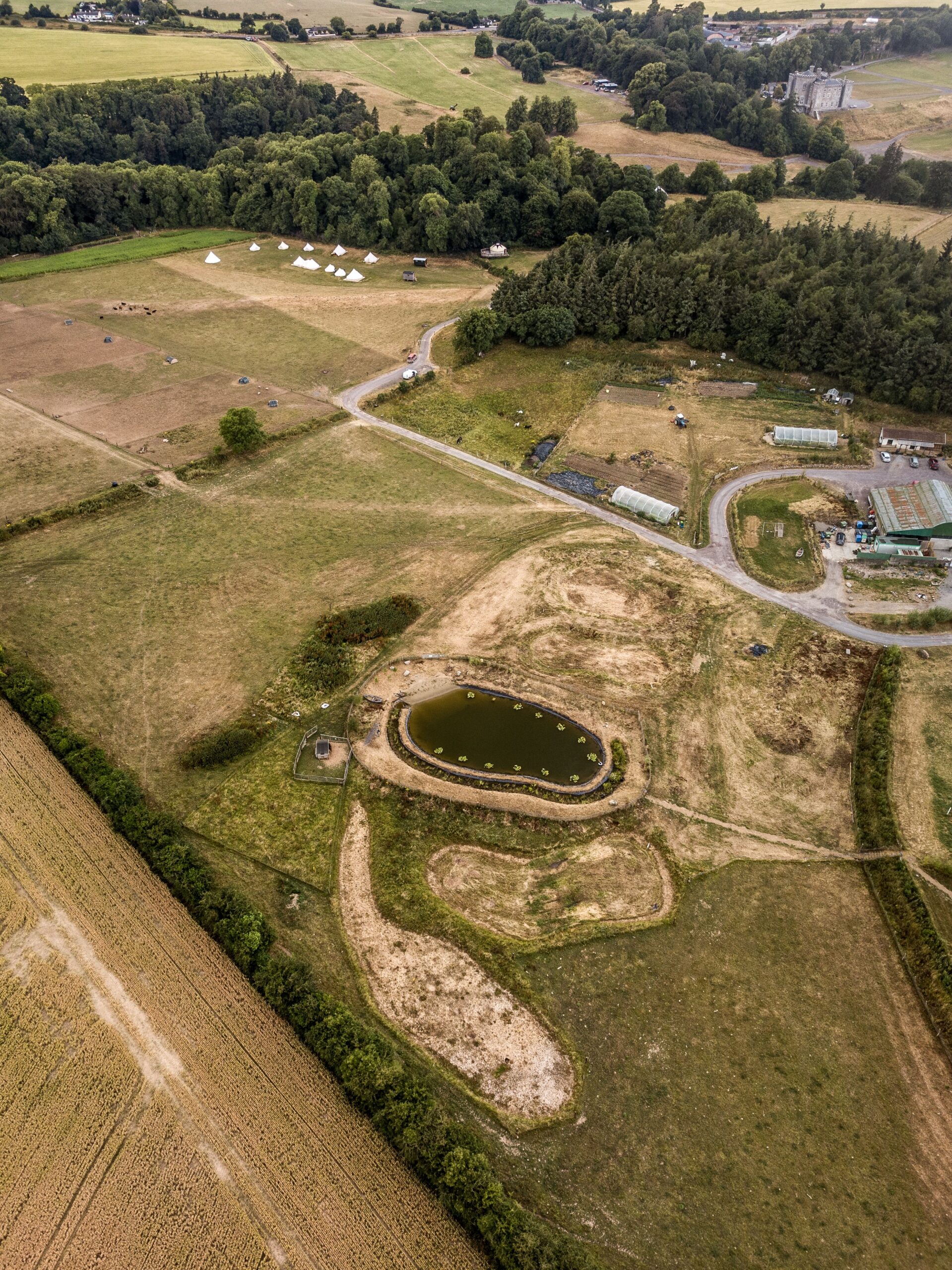 Aerial Photography at Rock Farm Slane